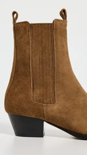 AeydĒ Agata Cow Suede Chelsea Boots - Tobacco