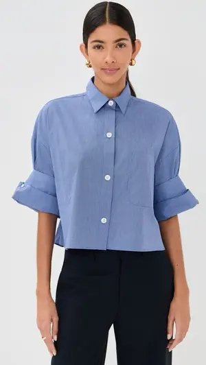 TWP Collared Button-down Shirt