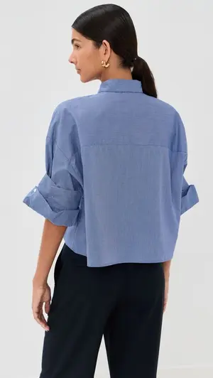 TWP Collared Button-down Shirt