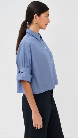 TWP Collared Button-down Shirt
