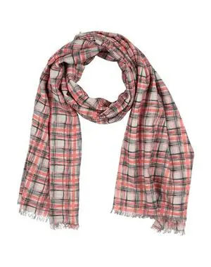 Faliero Sarti Scarf Coral Modal, Cotton, Cashmere - Red