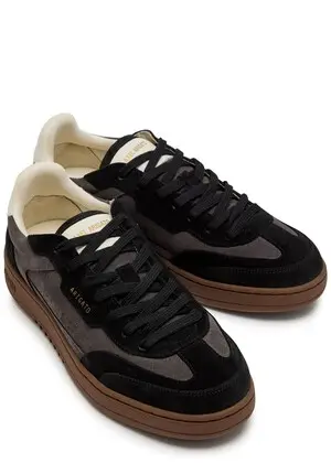Axel Arigato Dice T-toe Panelled Suede Sneakers - Black