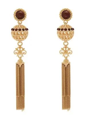 Chloé Eternity Drop Earrings - Gold
