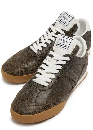Chloé Panelled Leather Sneakers