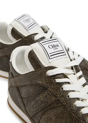 Chloé Panelled Leather Sneakers