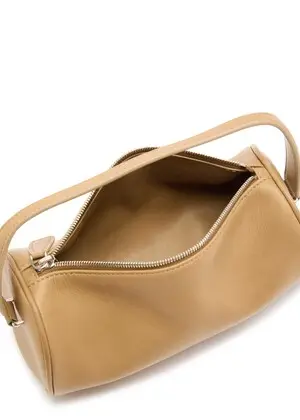 THE ROW Round 90's Leather Top Handle Bag