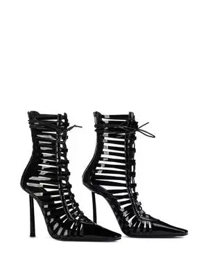 LE SILLA Cage Strappy Leather Boots