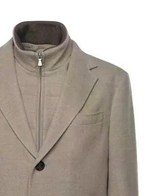 Eleventy Single-breasted Zip Coat