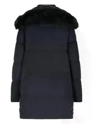 Moose Knuckles Faux Fur-trim Hooded Jacket - Black