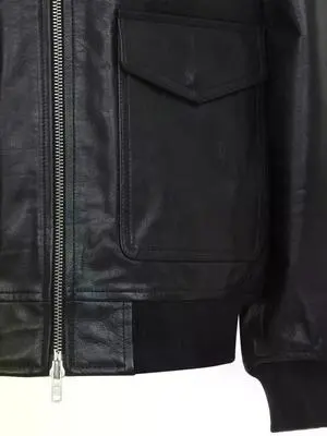 THE FRANKIE SHOP Leather Jacket With Pockets