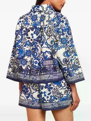 Cara Cara Floral-print Button-up Shirt