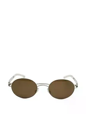 Mykita Dada Round Frame Sunglasses - Silver