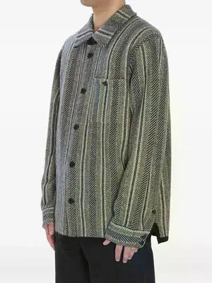 Guest In Residence Herringbone Striped Work Shirt