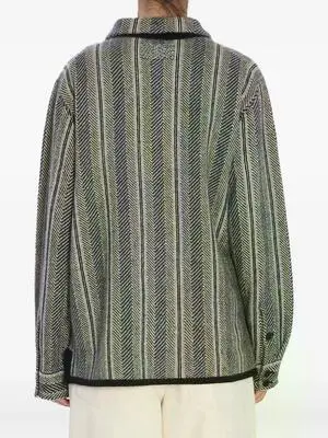 Guest In Residence Herringbone Striped Work Shirt