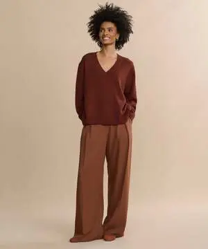 Jenni Kayne Simone V-neck - Rust