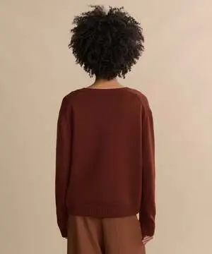 Jenni Kayne Simone V-neck - Rust