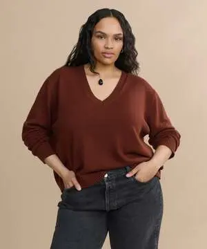 Jenni Kayne Simone V-neck - Rust