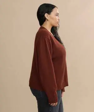 Jenni Kayne Simone V-neck - Rust