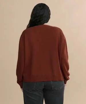 Jenni Kayne Simone V-neck - Rust