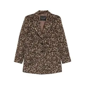 THELAURENT Thelaurent Leopard Print Jacket - Beige