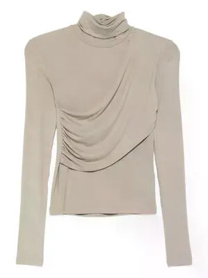 Patrizia Pepe High-neck Draped Top