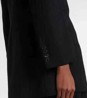 Calvin Klein Ribbed-knit Wool Blazer