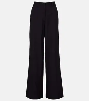 Calvin Klein Simone Wool Wide-leg Pants