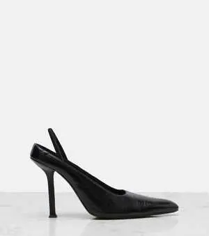 Calvin Klein Suki Leather Slingback Pumps