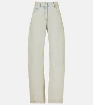 Calvin Klein Mid-rise Wide-leg Jeans - Blue