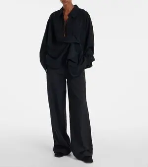 Calvin Klein Hugh Satin Mules - Black