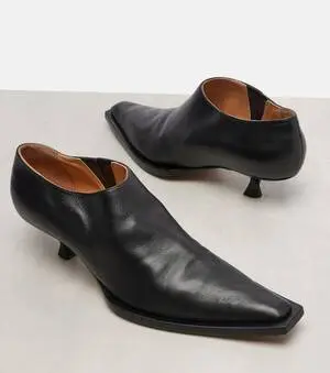 Calvin Klein Jodi Leather Ankle Boots
