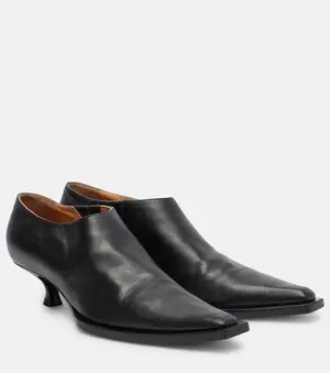 Calvin Klein Jodi Leather Ankle Boots