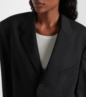 Calvin Klein Viola Oversized Pinstripe Blazer