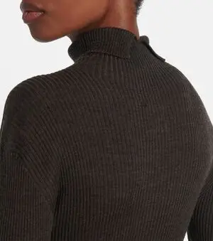 Calvin Klein Ribbed-knit Wool Turtleneck Sweater