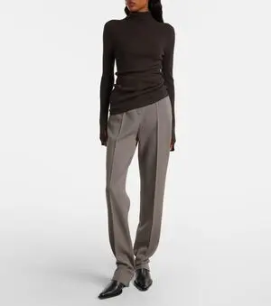 Calvin Klein Ribbed-knit Wool Turtleneck Sweater