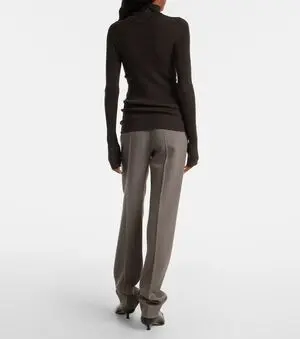 Calvin Klein Ribbed-knit Wool Turtleneck Sweater