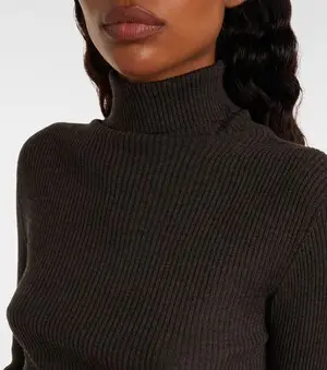 Calvin Klein Ribbed-knit Wool Turtleneck Sweater