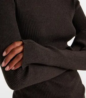 Calvin Klein Ribbed-knit Wool Turtleneck Sweater
