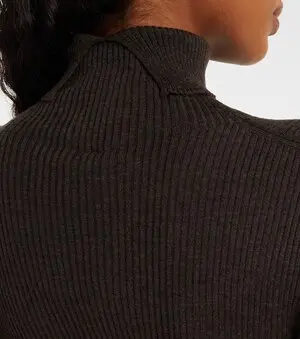 Calvin Klein Ribbed-knit Wool Turtleneck Sweater