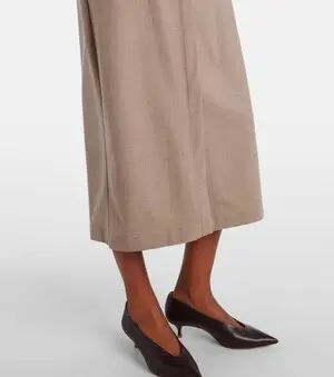 Max Mara Pallino Cashmere-blend Shirt Dress