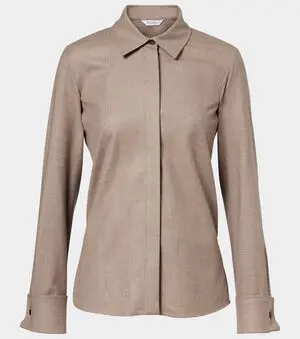 Max Mara Tebaide Cashmere-blend Shirt