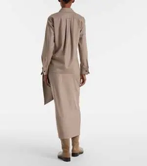 Max Mara Tebaide Cashmere-blend Shirt