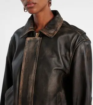 JACQUES WEI Leather Jacket