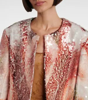 JACQUES WEI Sequined Coat