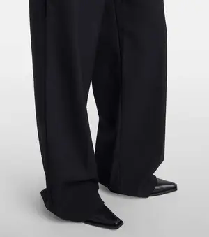 Calvin Klein Simone Wool Wide-leg Trousers