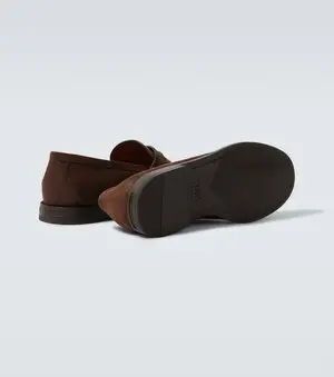 Zegna Suede Loafers