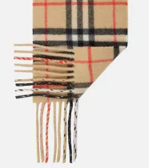 Burberry Check Cashmere Scarf