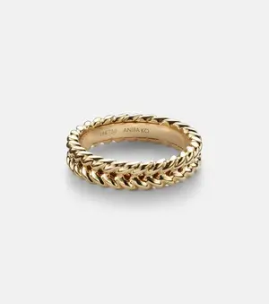 ANITA KO 18kt Braided Ring - Gold