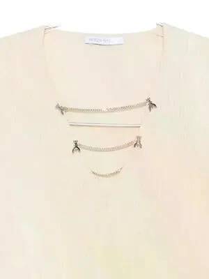 Patrizia Pepe Chain-embellished Sweater