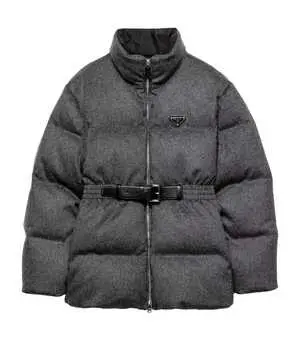 Prada Wool Loden Down Jacket